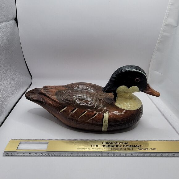 Unbranded | Accents | Vintage Ceramic Duck Decoy Ceramic Wood Duck ...